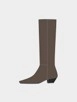 AEYDE Medea High Suede Boots - Multicolor