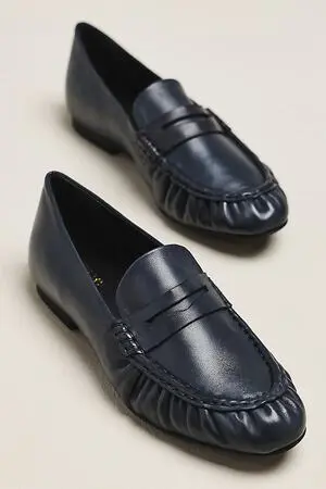 Maeve Scrunch Loafers - Blue