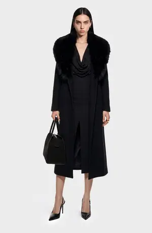 Rudsak Cindy Wool Cashmere Coat - Black