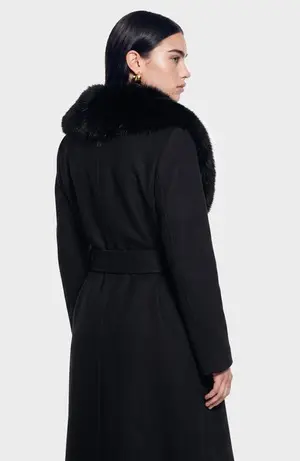 Rudsak Cindy Wool Cashmere Coat - Black