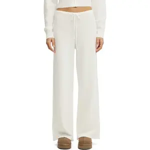 Cotton:on Straight Leg Knit Pant - Cloud Dancer