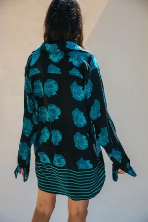 SUN CHILD Boyfriend Shirt Pop