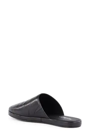 Seychelles My Life Leather Flat Mule - Black