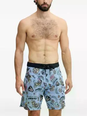 Hurley Graphic-print Board Shorts
