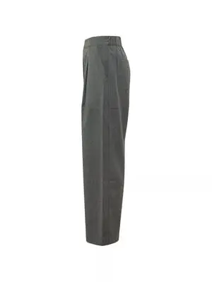 A PAPER KID Pleated Wool Trousers