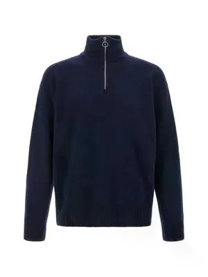 LARMERI STUDIO Half-zip Sweater - Blue