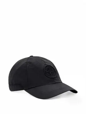 Stone Island 9100011 Nylon Metal In Econyl® Baseball Cap - Black
