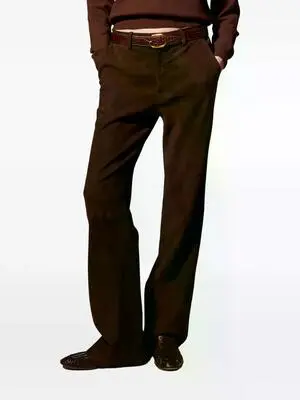 Sprwmn Straight Suede Trousers