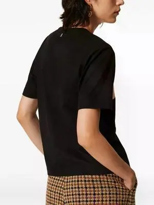 TWINSET Regular Fit T-shirt With Embroidery
