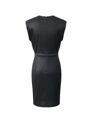 John Richmond Crystal-embellished Draped Mini Dress
