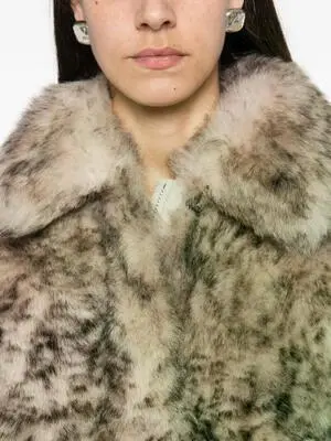 Brunello Cucinelli Fur-texture Zip-up Jacket