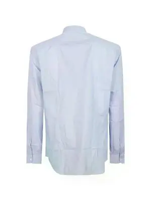 FAY Striped Embroidered-logo Shirt