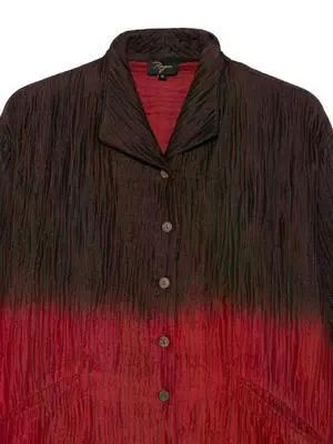 RAGA Gradient-effect Crinkled Jacket