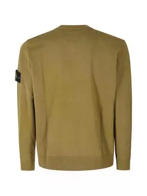 Stone Island 5100021 Logo-patch Wool Sweater