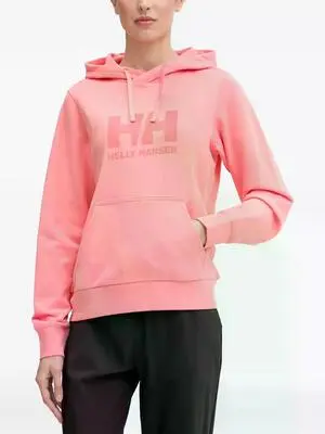 Helly Hansen Logo-print Drawstring Hoodie - Pink