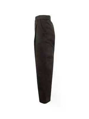 A PAPER KID Pleated Gabardine Trousers