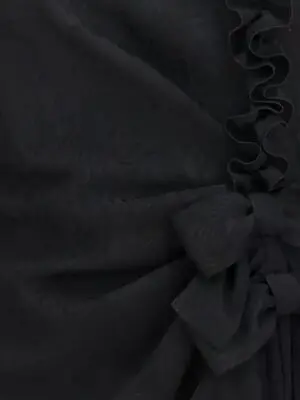 Alessandra Rich Ruffled Silk-jacquard Dress