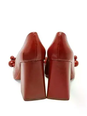 Tory Burch Chain-link Block-heel Pumps