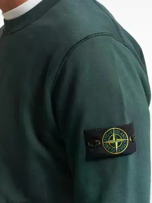Stone Island Logo-patch Raglan-sleeve Sweatshirt