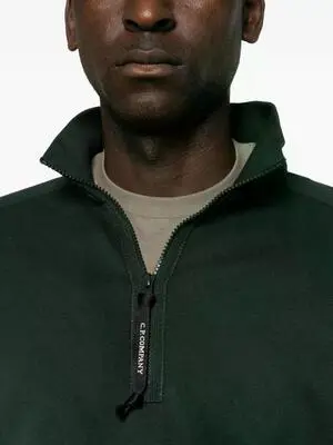 C.P. COMPANY Quarter-zip Lens-detail Sweatshirt