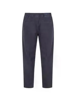 Kiton Pleated Drawstring Trousers - Blue