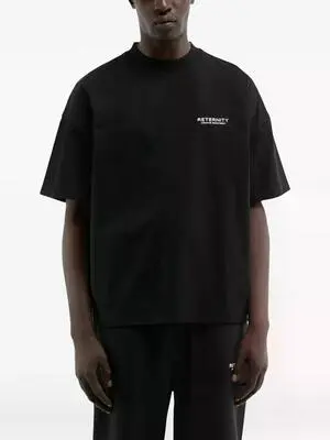 RETERNITY Logo-print T-shirt - Black