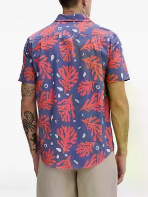 Hurley Coral-print Short-sleeve Shirt