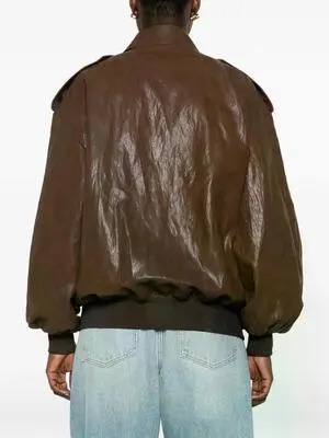 NINA 14.7 Oversized Epaulette Bomber Jacket