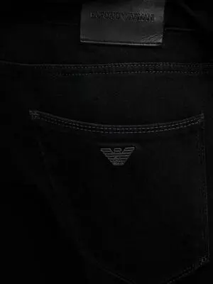 EMPORIO ARMANI Logo-plaque Skinny Jeans