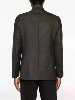 Tagliatore Double-breasted Micro-patterned Jacket