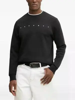 HACKETT LONDON Logo-print Sweatshirt - Black