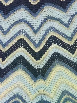 Maje Chevron Knit Trousers
