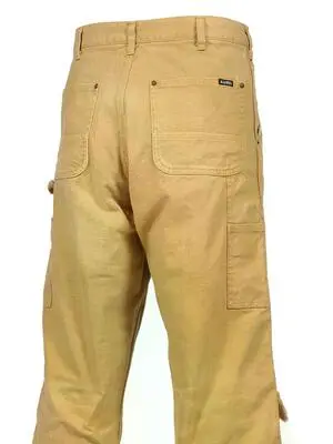 KAMIYA Heavy Sun Faded Distressed Duck-canvas Jeans
