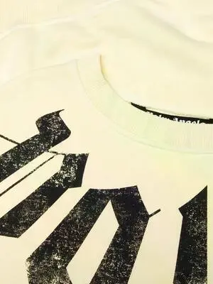 Palm Angels Logo-print Loose-fit Sweater