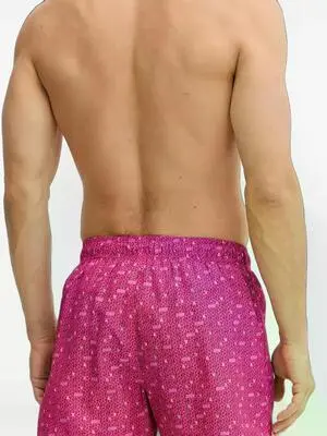 EA7 EMPORIO ARMANI Logo-print Drawstring Swim Shorts