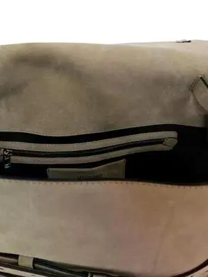 Moschino Tie Me Suede Tote Bag