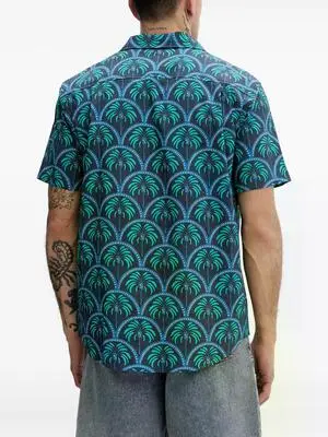 Hurley Palm-print Short-sleeve Shirt