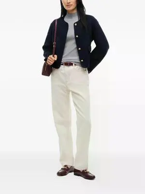 Tommy Hilfiger High-neck Logo-patch Sweater - Grey