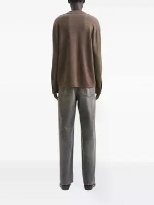 Séfr Logo-embroidered Button-up Sweater