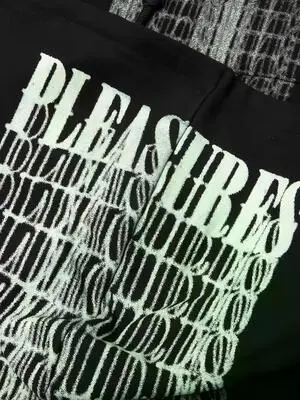 PLEASURES Blurred Logo-print Hoodie