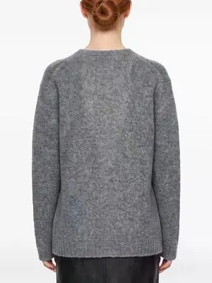 R2W Otis Plunging V-neck Knitted Sweater