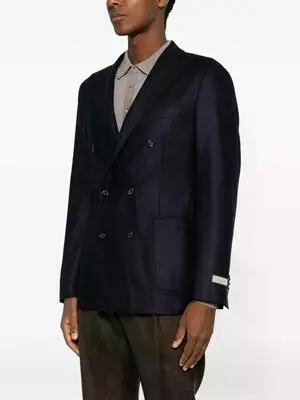 Canali Double-breasted Wool Jacket