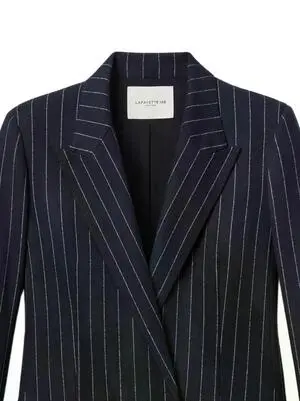 LAFAYETTE 148 Pinstripe Double-breasted Blazer