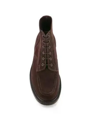 SANDERS Lace-up Suede Boots