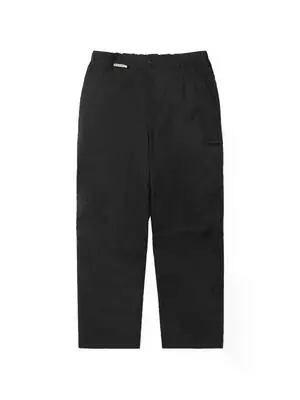 THISISNEVERTHAT Ripstop Logo-patch Trousers - Black