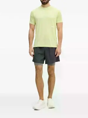 HUMMEL Hmlhiit Intensity Layered-design Logo-print Track Shorts