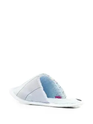 Emilio Pucci Marmo-print Silk Slippers