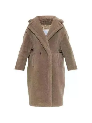 Max Mara Cashmere Teddy Bear Icon Coat Sand