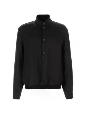 Zegna Silk High-neck Sweatshirt