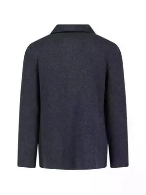 LARDINI Button-up Cashmere Shirt Jacket